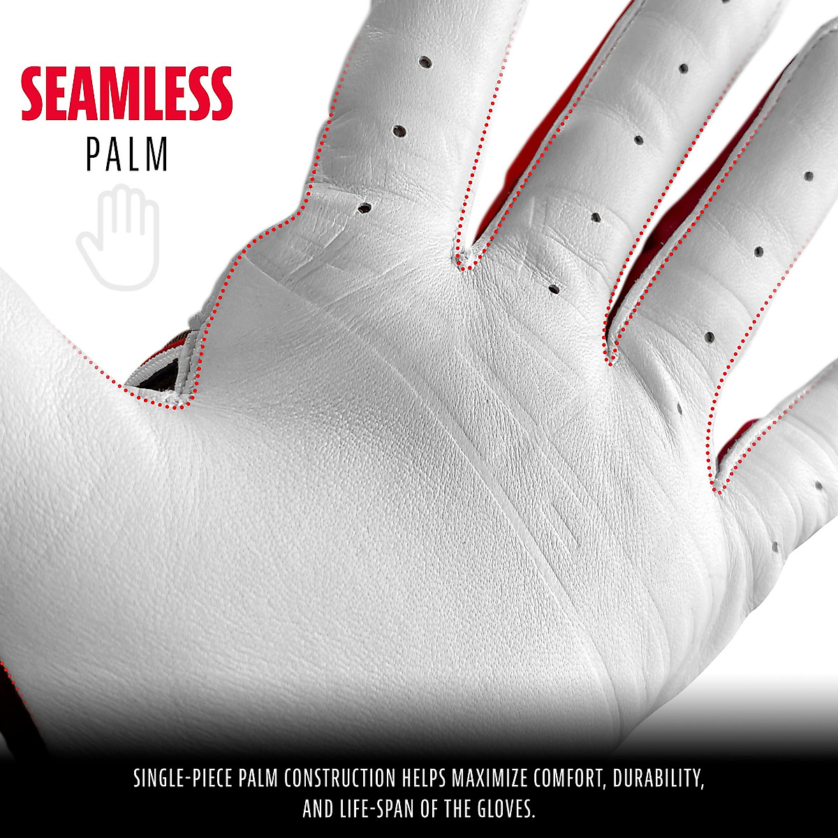 Franklin Sports MLB Batting Gloves - Powerstrap Chrome Adult Men's + Youth Batting Gloves Pair - Baseball + Softball Gloves - Black - Youth Medium