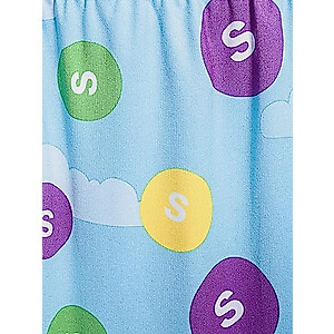 Skittles Candy in The Clouds Sky Blue Men's Lounge Pajama Shorts (X-Large)