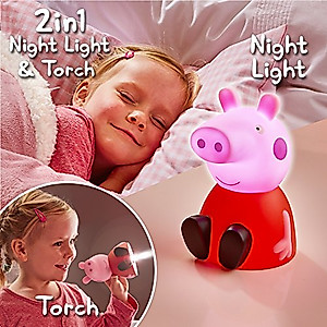 GoGlow Peppa Pig Kids Night Light & Torch Buddy by