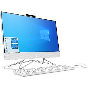 HP 24-df1023w 23.8" FHD All in One Intel Core i3-1115G4 3.0GHz 4GB RAM 256GB SSD WiFi Bluetooth Webcam Windows 11 Home (Renewed)