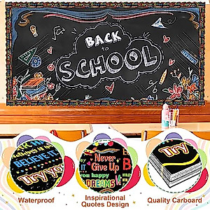 Inspirational Quotes Bulletin Board Borders Trim,Growth Mindset Motivational Classroom Borders for Bulletin Board Decorations,Inspirational Bulletin Board Decorations for Classroom (59 FT in Length)
