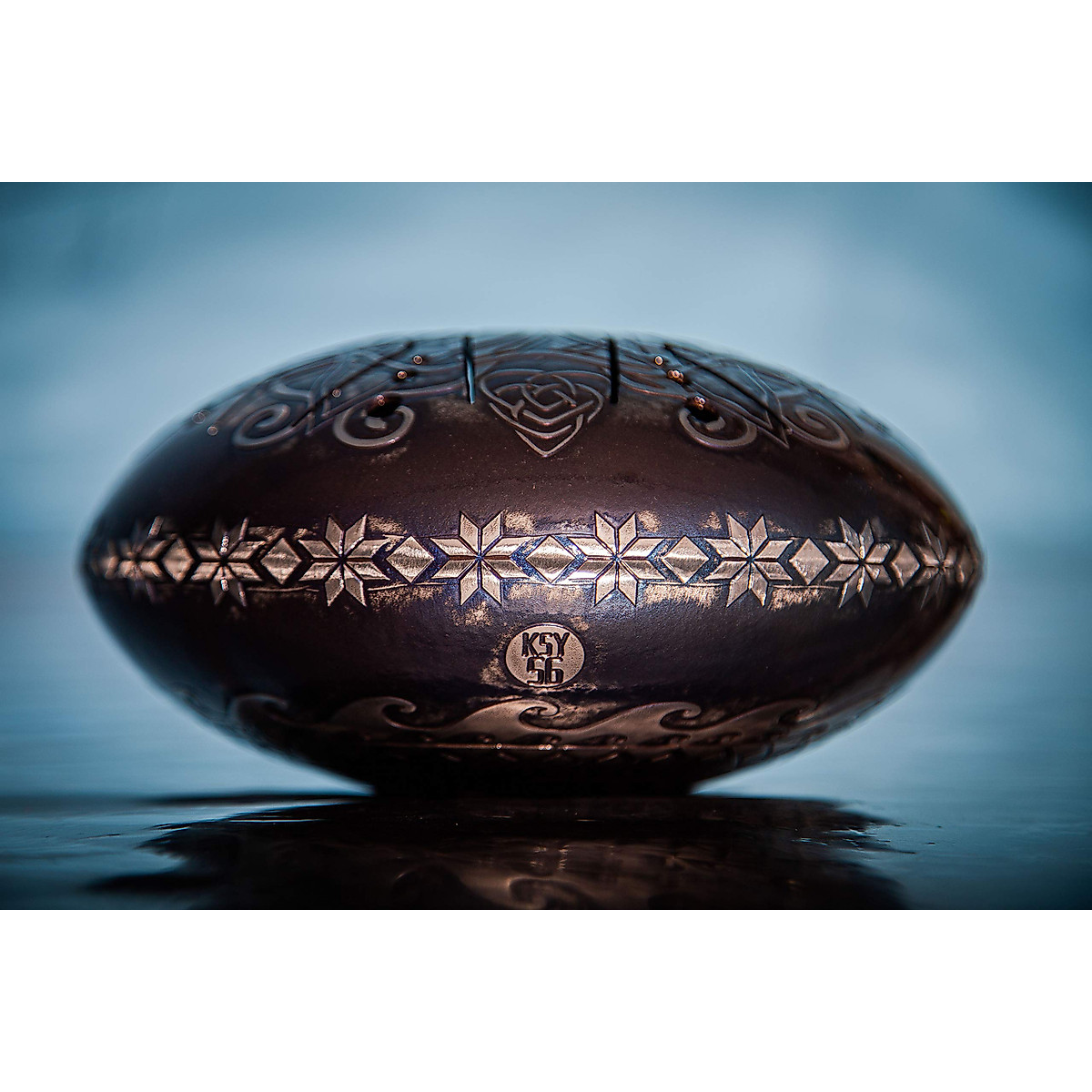 Tank Drum Kosmosky 9" (22 cm) KSY-56 "Triskele" B minor/Hand Pan/Steel Drum/Tongue drum/Singing bowl