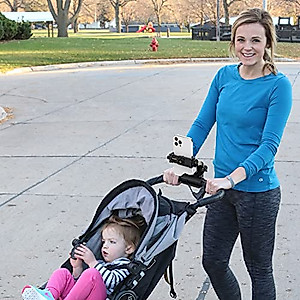 Mippko Clip Clamp Phone Holder,Compatible with 3.5~7.5 inch iPhone/Samsung Galaxy/Nexus/HTC/LG/Huawei/Smart Phones, 360°Adjustment Mount No Any Tools Drilling