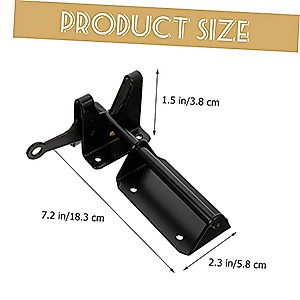 ULTECHNOVO 1 Set Plug Heavy Duty Hinge Outdoor Hooks Door Chain Lock Heavy Duty Gate Handles Locking Gate Latch Gate Latch Pull Latch Hook Gate Hinges for Wooden Fences Heavy Duty Steel Metal