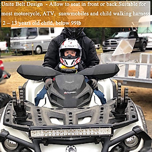 Jolik Child Motorcycle Safety Harness with 4 – in – 1 Buckle Breathable Material in Yellow