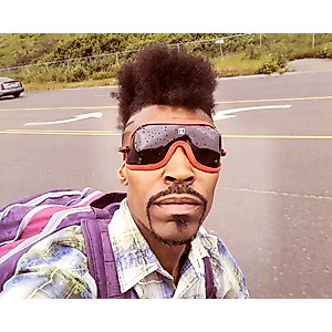 Kroop's Boogie Goggles - Lightweight Eye Protection for Active Lifestyles. Black/Tinted