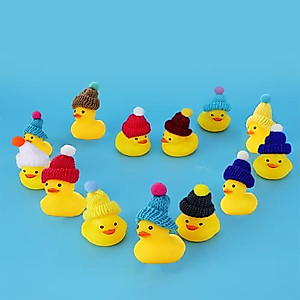 Rubber Duck Bath Duck Toys for Toddlers Boys Girls,Christmas Duck Toys in Bulk Baby Shower Duck Decorations Party Favors Stocking Stuffers