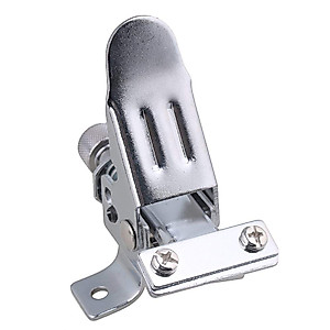 Lovermusic Silver 85x50mm Metal Type B Strainer Throw Off Butt End Set Replacement for Snare Drum