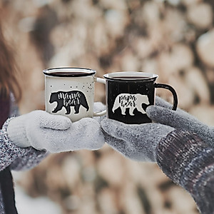 Mama Bear Papa Bear Mug Set of 2, Mom Dad Gifts, Mama and Papa Bear Mugs for Couples, Papa and Mama Bear Mug, New Mama and Papa Bear Coffee Mug Gift, His and Hers Coffee Mug Set Ceramic Mug