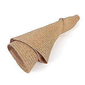 bralafia Oversized Beach Sun Hat for Women Foldable Large Wide Brim Hats Packable Roll up Floppy Cap Summer UV Protection Hat (Khaki)