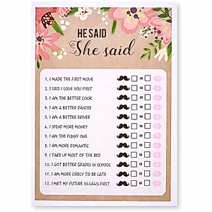 Set of 5 Bridal Shower Games for Engagement Celebrations, Bridal, Bachelorette, Anniversary, Wedding Party, Entertains 50 Guests