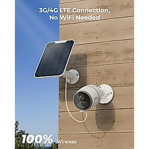 REOLINK 4G Camera Go Plus 2 Pack Bundle, 3G/4G LTE Security Camera 2K with Person/Vehicle Detection, No WiFi Security Camera, Solar Powered, 4MP Night Vision, Waterproof, Local & Cloud Storage