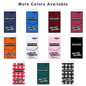 Pink 6 Pack Premium Disposable Plastic Tablecloth 54 x 108 In - Plastic Table Cloths for Parties Disposable Tablecloth for Rectangle Tables Up To 8 Ft - Rectangle Tablecloth - Pink Tablecloth