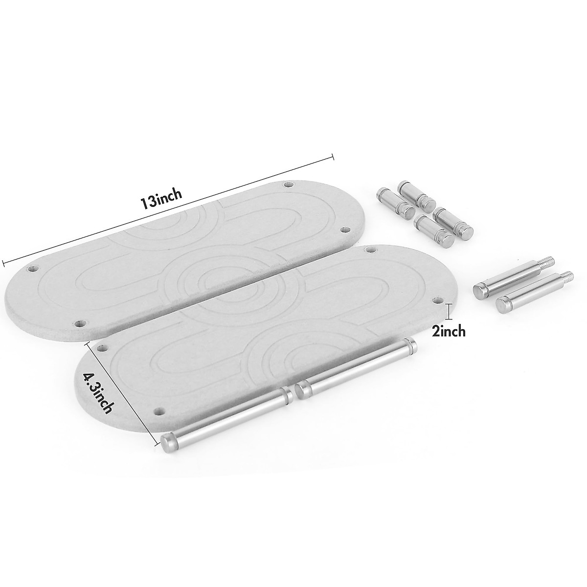 YumTech Sink Tray, Diatomaceous Tray, Fast Drying Stone Sink Caddy, Instant Dry Sink Organizer Bathroom, Water Absorbing Drying Stone Tray for Sink, Drying Stone for Kitchen Counter(2-Tier, Grey）