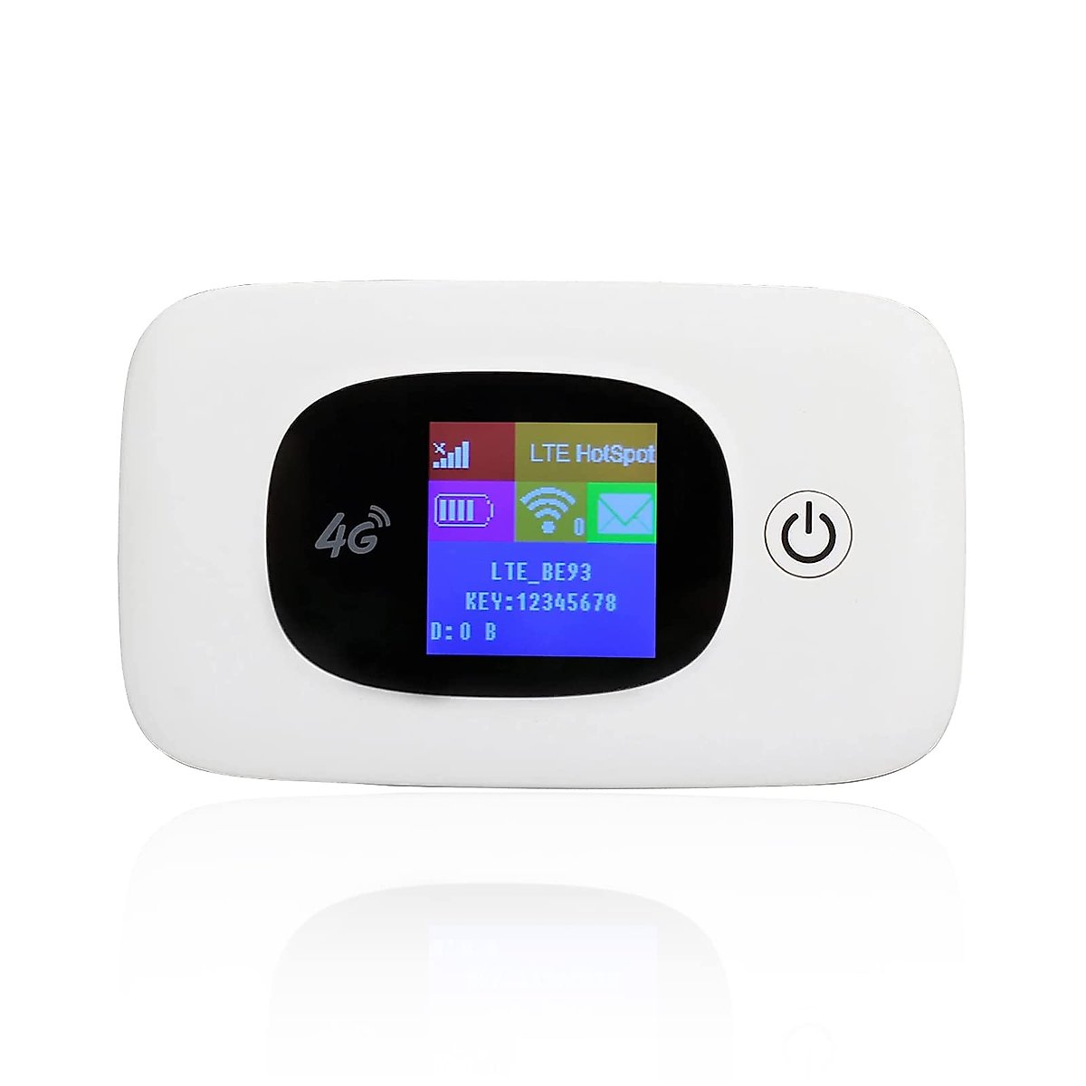 4G LTE Mobile WiFi Router with SIM Card Slot for Travel, Unlocked Portable WiFi Router Hotspot Devices for Travel, ATT T-Mobile Hotspot Devices Portable WiFi Hotspot, Support B2/B4/B5/B12/B17