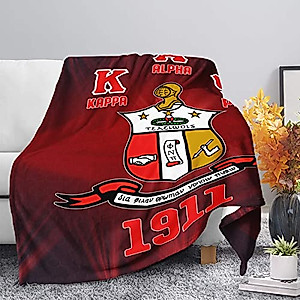 Win FaFA Gao Kappa Alpha Psi Premium Flannel Fleece Blanket Throw Blanket Textured Solid Soft Sofa Couch Cover Blanket Large Flannel Fleece Plush Throw Blanket (60''x50'')