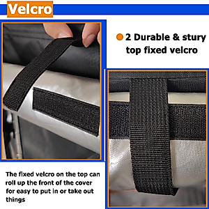 Dalema Waterproof Shelf Cover,600D Heavy Duty Dustproof Storage Wire Rack Covers,Outdoor Shelving Covers for Wire Shelves with Zipper 48''x18''x72'',Black,Cover Only