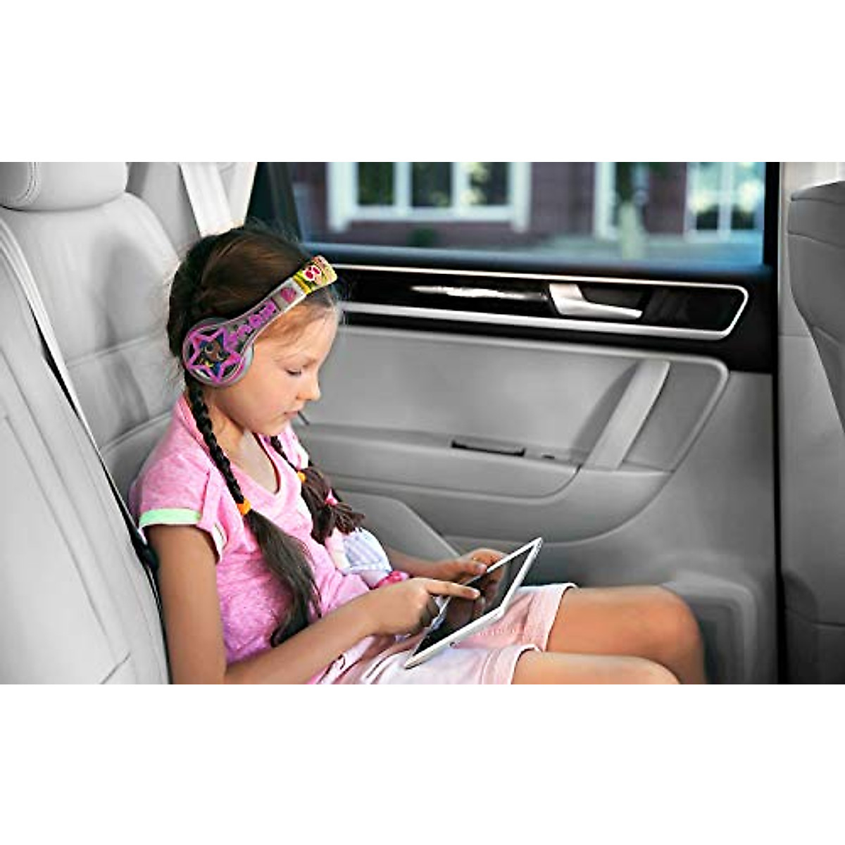 eKids LOL Surprise Kids Bluetooth Headphones, Wireless Headphones with Microphone Includes Aux Cord, Volume Reduced Kids Foldable Headphones for School, Home, or Travel