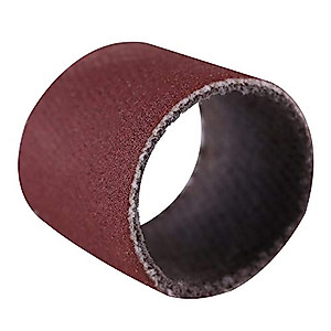 Drum Sanding Bands Sanding Drum Sleeves 1Inch for Drill Sandpaper Drum Polishing Kit Grinding Tools Mandrel Woodworking Craft Polishing Kit(Large Sandpaper Circle 600 Mesh)
