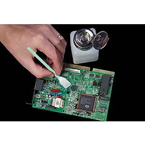 200 PCS Professional Foam Cleaning Swab Sticks for Lab, Dust-Free Cleaning Sponge Tip Swabs for Printer Heads, Scanners, Camera Lenses, Chip Hard Disk Industries, Optical Lenses and Optical Equipment