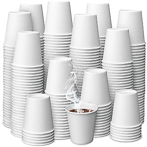Prestee 500 Pack 3 Oz Paper Cups - Disposable Cups | Espresso Cups | Bathroom Cups 3 Oz Paper | Mouthwash Cups | Small Paper Cups | 3 Oz Bathroom Cups 3 Oz Paper | Small Cups