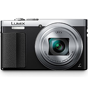 PANASONIC LUMIX ZS50 Camera, 30X LEICA DC Vario-ELMAR Lens, 12.1 Megapixels, High Sensitivity Sensor, Eye Viewfinder, DMC-ZS50S (USA SILVER)