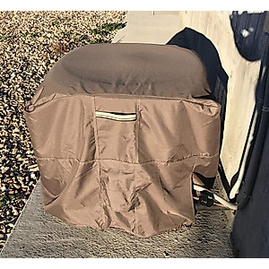 Yesland Square Air Conditioner Cover - 34 x 34 x 30 Inches - Durable AC Cover Water Resistant Fabric Windproof Design for Outside Units