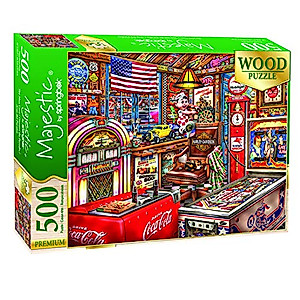 Springbok Majestic 500 Piece Wood Jigsaw Puzzle - Man Cave