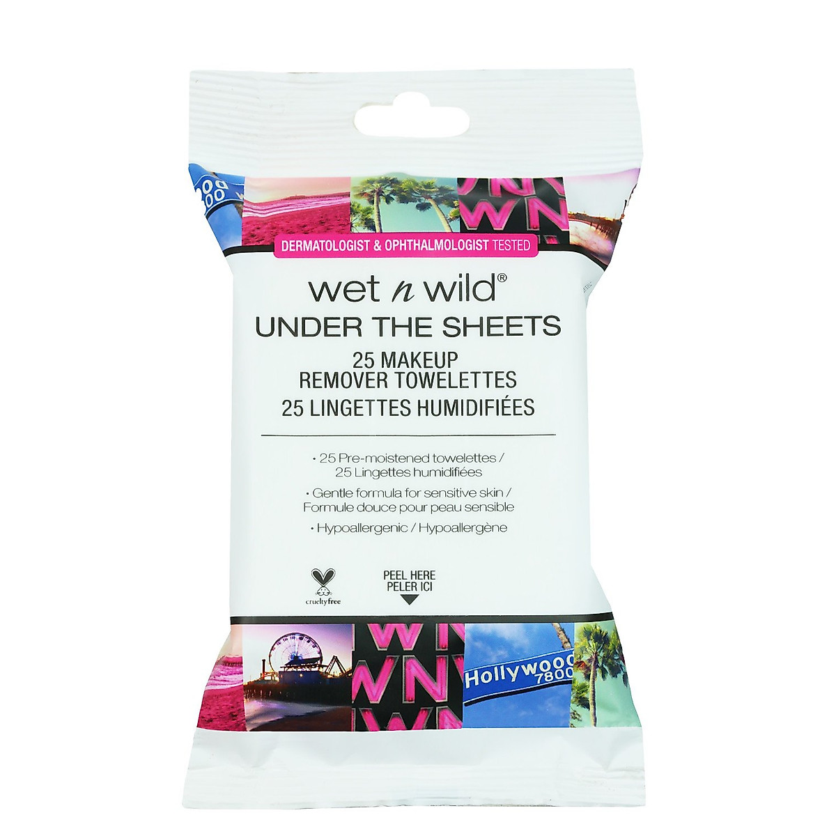 wet n wild Makeup Remover Towelettes, Makeup Remover Wipes, 25 Fluid Ounce (980A)
