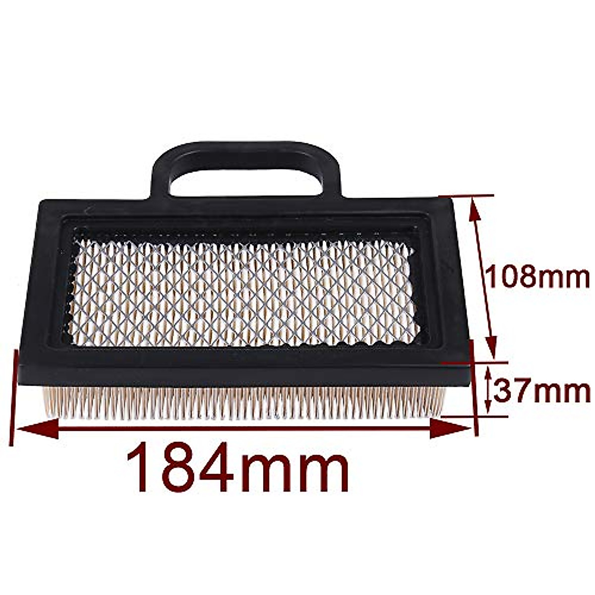 Butom 499486s GY20575 Air Filter with AM125424 Oil Filter Fits John Deere L120 L111 LA130 D140 D130 LA120 LA140 L118 LA150 LA135 LA145 Briggs and Stratton Intek Extended Life Series V-Twin 18-26 HP