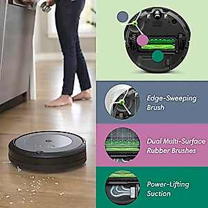 iRobot Roomba i4 EVO (4150) Wi-Fi Connected Robot Vacuum – Now Clean by Room with Smart Mapping Compatible with Alexa Ideal for Pet Hair Carpets & Hard Floors