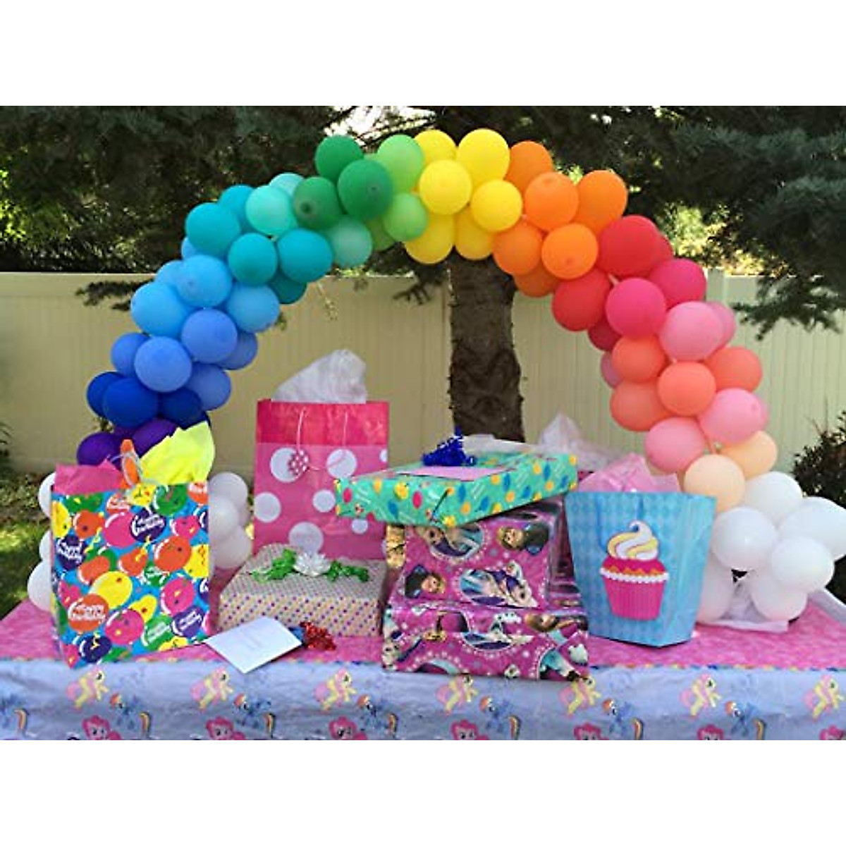 Beaumode 5 Inches Tiny Balloons Assorted Latex Rainbow Balloons 200pcs for DIY Balloon Garland Balloon Game Bridal Shower Bachelorette Birthday Party Centerpiece Decor