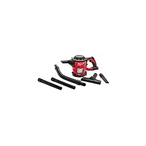 Milwaukee M18 18-Volt Lithium-Ion Compact Vacuum Bare Tool (Tool-Only) | Hardware Power Tools for Your Carpentry Workshop Machine Shop Construction or Jobsite Needs