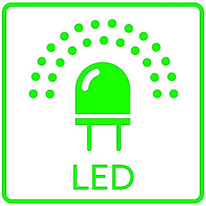 Minka Aire F868L-WHF Sleek 60" Ceiling Fan with LED Light and Remote Control, Flat White