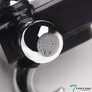 Universal 3-in-1 Rear Bumper Trailer Tow Hitch Loaded Tri-Ball Mount with Pin & Clip Kit Compatible with 2" x 2" Towing Receiver Tube