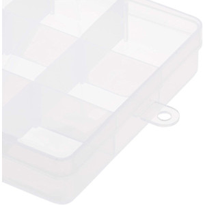 Bead Storage Containers, Jewelry Organizer with Lids, 15 Grid, Dividers (6.9 x 3.9 in, 6 Pack)