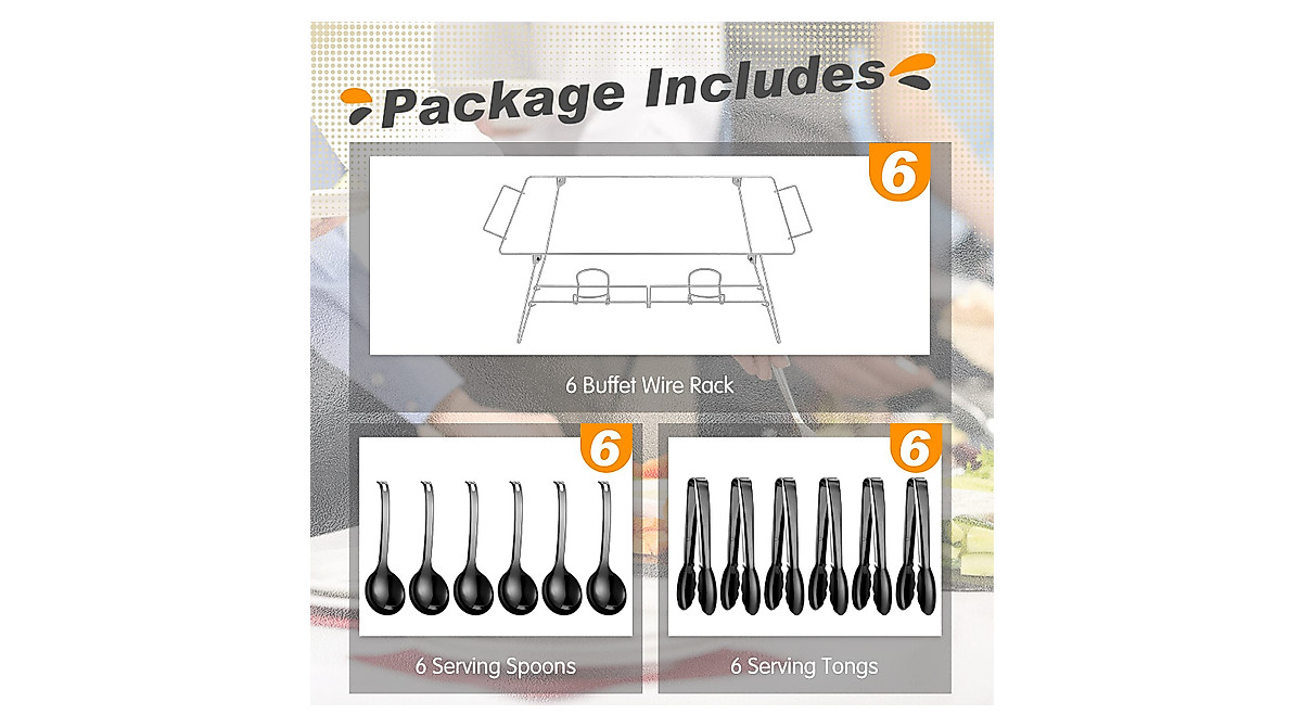 Foldable Buffet Chafing Dish Set for Catering & Events