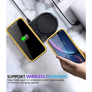 Diverbox for iPhone Xr Case [Shockproof] [Dropproof] [Dust-Proof],Heavy Duty Protection Phone Case Cover for Apple iPhone XR (Yellow)