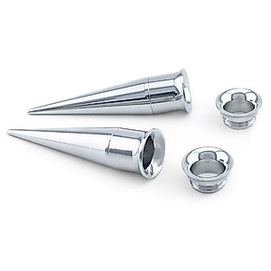 Urban Body Jewelry 1 Gauge (7mm) Stainless Steel Taper & Tunnel Ear Stretching Kit (6 Pieces)