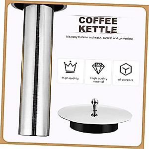 CRAFTHROU 1pc Filter Jug Espresso Machine Coffee Water Carafe with Lid Large Capacity Water Jug Dripper Pour Brew Cups Clear Tea Kettle Infusers Iced Pitcher with Lid Pot Waterbottle Glass