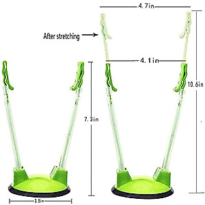 OTURGC Baggy Sandwich Racks Holder，Food Storage Bags Clip-Ideal Plastic Kitchen Gadget, No Hassle Cooking Solutions(4 Pack), 4pcs, Green…