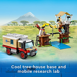 LEGO City Wildlife Rescue Camp 60307 Building Kit; Animal Playset; Top Toy for Kids Aged 6 and Up; New 2021 (503 Pieces)