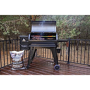 PIT BOSS PB1150G PG1150G Wood Pellet Grill w/Cover and Folding Front Shelf Included, 1150 sq. inch, Black