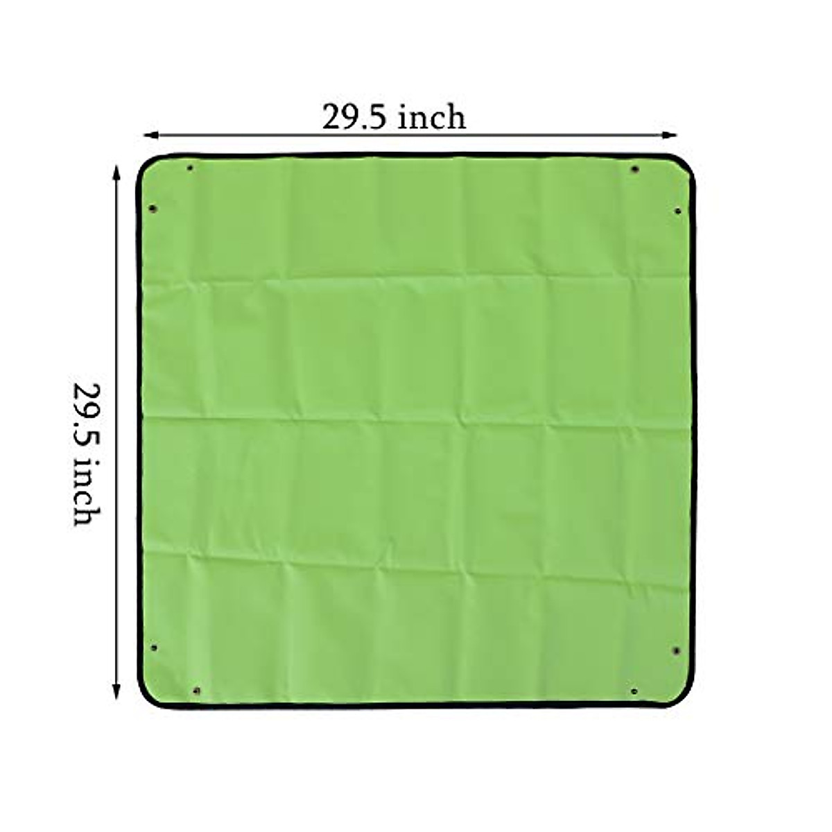 Ymeibe Indoor Outdoor Plant Re-potting Mat Foldable Transplanting Work Cloth Waterproof Oxford and PVC Dirty Catcher Gardening Succulent Potting Tarp 29.5''×29.5''