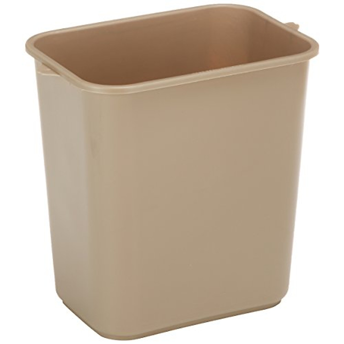 Impact Soft-Sided Wastebasket, 28 qt, Polyethylene, Beige