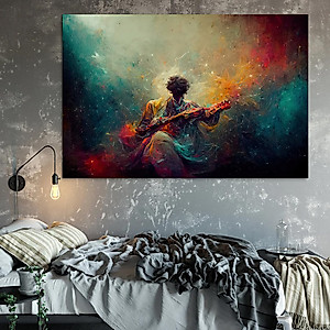 Jimi Hen drix Poster Music Posters for Room Aesthetic, Wall Art Room Decor Merch Stuff Prints for Fans Unframe 12x18inch