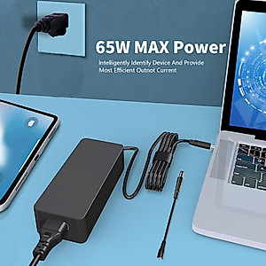 65W Charger for Dell Laptop Charger,AC Adapter for Dell Inspiron 15 16 3000 5000 Series 3511 3520 3510 5630 5620 5625 5515 5505 3525 3552 5420 5579 5551 5552 5555 5558 5559 Vostro 3425 3520 5630