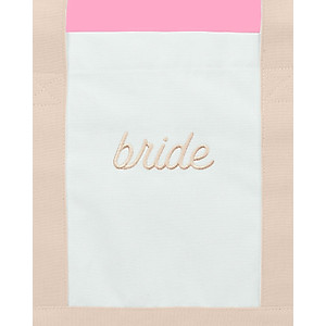 xo, Fetti Neutral Bride Tote Bag | Beige Bachelorette Party Decorations, Cute Bride To Be Accessory, Bridesmaid Gift, Bridal Shower Supplies, Engagement Party Favor, Classy Bridal Purse