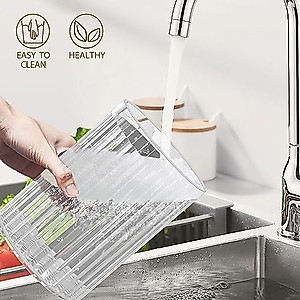 Vinkoe Cookie Jar, 51oz Acrylic Candy Jars with Lids, Apothecary Jars, Clear Cookie Jars Containers for Candy Buffet, Office Desk, Party Table, Nuts, Cookies, Chocolate, Coffee, Tea