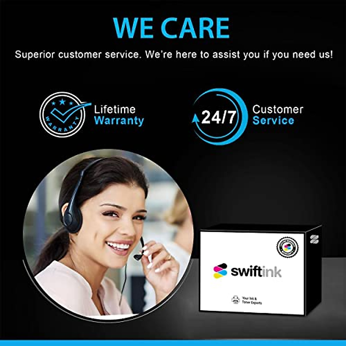 Swift Ink Remanufactured for HP 15 Ink Cartridge Replacement (HP C6615DN)